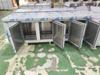 China Commercial Counter Chiller Stainless Steel Refrigerator Kitchen Workbench for sale