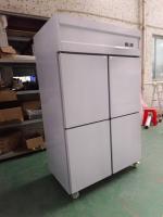 China Commercial Upright Fridge for Restaurant 4 Door Stainless Steel Kitchen Equipment Self-Closing Door Fridge for sale