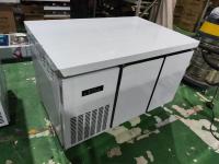 China 1.2M Commercial Undercounter Chiller Refrigerator  Workbench For Kitchen Guangzhou Factory  Stainless Steel Worktable for sale