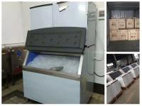 China High Production CE Certified 500kgs To1000kgs Commercial Icemaker Machine With Ice Bin For ICE Plant for sale