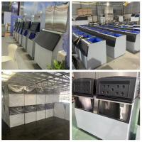 China High Production CE Certified 500kgs To1000kgs Commercial Icemaker Machine With Ice Bin For ICE Plant for sale