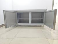 China 1.8M Undercounter Chiller Commercial Refrigerator Workbench For Kitchen Stainless Steel Table for sale