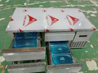 China Customized Drawers Counter Top 4-drawer Under Counter Chiller for sale