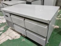 China Commercial Drawers Counter Top 4-drawer Under Counter Kitchen Workbench Refrigerator for sale