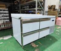 China Commercial Drawers Counter Top 4-drawer Under Counter Kitchen Workbench Refrigerator for sale