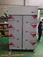 China Commercial 2 Doors Upright Chiller Stainless Steel 304 Kitchen Fridge for sale