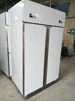 China Commercial 2 Doors Upright Chiller Stainless Steel 304 Kitchen Fridge for sale