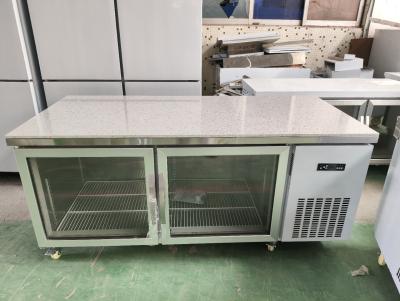 China Under Counter Refrigerator for Restaurant Commercial Worktable with Glass Door for sale