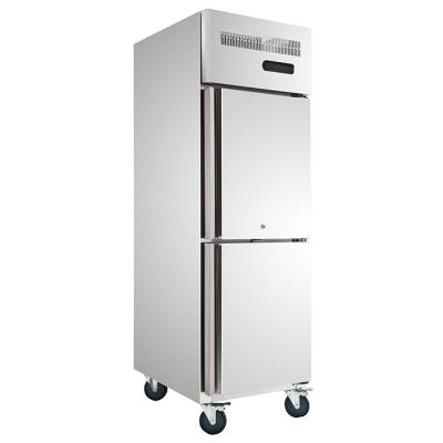 China Stainless Steel 201 300W Commercial Upright Fridge for sale