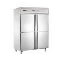 China Automatic Defrost R404A 1000L 4 Door Fridge Freezer for sale