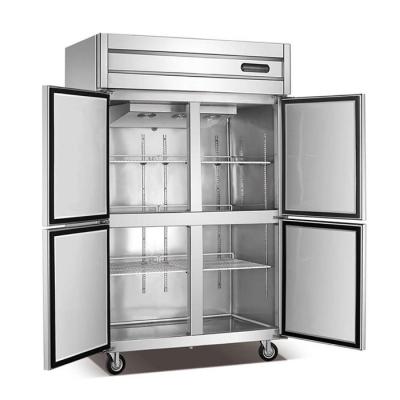 China Automatic Defrost R404A 1000L 4 Door Fridge Freezer for sale
