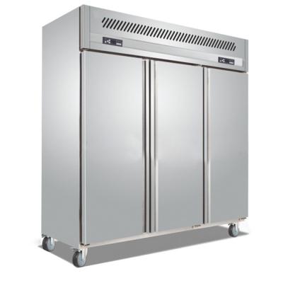 China 800W SS201 3 Door Upright Fridge for restaurant for sale