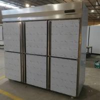 China 880W 6 Door Commercial Stainless Steel Refrigerator Freezer for sale