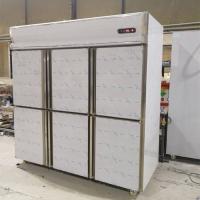 China 880W 6 Door Commercial Stainless Steel Refrigerator Freezer for sale