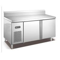 China 2 Door 1.8m Commercial Stainless Steel Refrigerator Freezer for sale