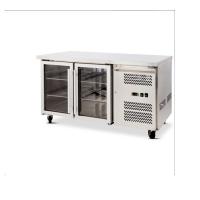 China Stainless Steel Fan Cooling 2 Door Undercounter Chiller for sale