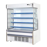 China Digital Controller Fan Cooling 870L Open Showcase Chiller for sale