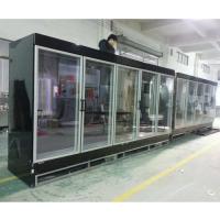 China Glass Door 380V Supermarket Refrigeration Equipments for sale