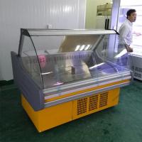 China LED Lighting 5ft Curved Glass Deli Case For Display for sale