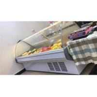 China Panasonic Comprssor Front Open 150L Deli Display Fridge for sale