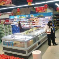 China 440L Supermarket Refrigeration Equipments For Frozen Food for sale