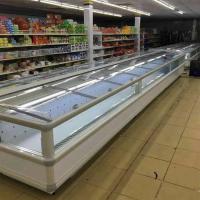 China Top Open Commercial Deep Fridge For Display Frozen Food for sale