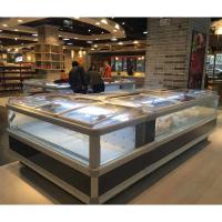 China R404A Supermarket Island Freezer for sale