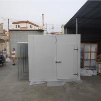 China 6 Glass Door Supermarket 220V Walk In Cooler Freezer for sale