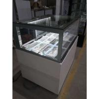 China 4ft 3 Layer Glass Table Top Ice Cream Display Freezer for sale