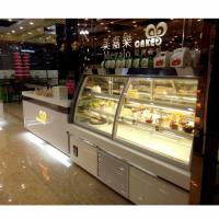 China Low Noises Fan Cooling 760W Pastry Display Chiller for sale
