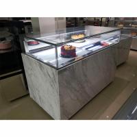 China Back Sliding Door 1 Tier 900W Bakery Display Fridge for sale