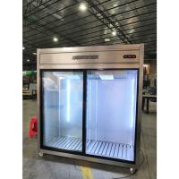 China Sliding Glass Door 900W 1300L Commercial Fridge Freezer for sale