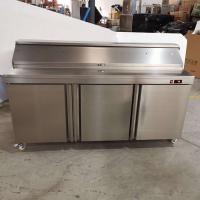 China Fan Cooling 350L Salad Bar Display Fridge for restaurant for sale