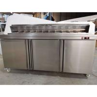 China Fan Cooling 350L Salad Bar Display Fridge for restaurant for sale