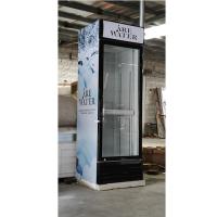 China Fan Cooling Commercial Glass Door Coolers 360L Convenience Store Display Cooler for sale