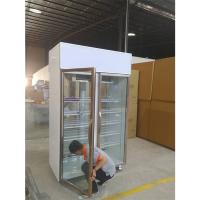 China R134A 1000L Commercial Glass Door Coolers Bar display Fridge for sale