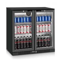 China Twin Door 210 litres 520mm Under Counter Bottle Coolers for sale