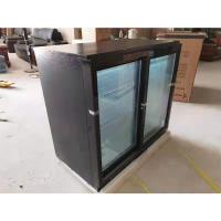 China 2 Sliding Door 190W 208L Under Counter Bar Refrigerator for sale