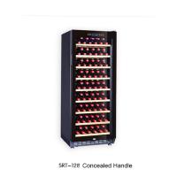 China glass door 135w 110 bottles Freestanding Wine Fridge for sale