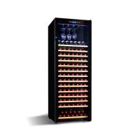China Compressor cooling 230 Bottle Single Zone Wine Fridge for sale