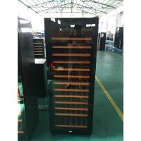 China 110 bottles Blue LED Wine Cellar Fridge for sale
