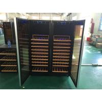 China CE hinged glass door 110 bottles Wine Display Fridge for sale