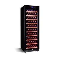 China CE hinged glass door 110 bottles Wine Display Fridge for sale