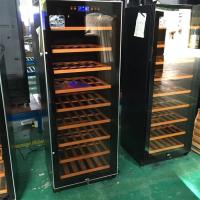 China 170 Bottles 450L 140w Commercial Wine Display Cooler for sale