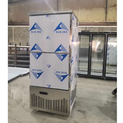 China 14 Trays Ventilated Commercial Stainless Steel Refrigerator Freezer for sale