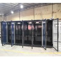 China Remote Compressor 4000L Upright Beer Fridge With 6 Glass Door for sale