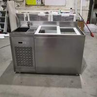 China 1.5m 5ft SS Undercounter Refrigerator With Sliding Door for sale