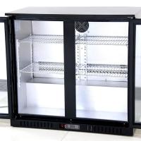 China 900*520*835mm Commercial Glass Door Coolers 208L Double glass display fridge for sale