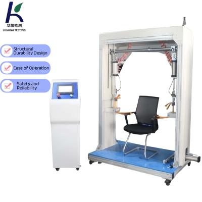 China HUAKAI Office Chair Armrest Durability Tester Load Testing Machine Cyclic Side Pressure for sale
