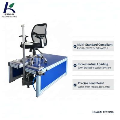 China BIFMA X5.1 EN 1022 Office Chair Stability Testing Machine | Chair Forward Stability Tester | Furniture Safety Test Equipment for sale